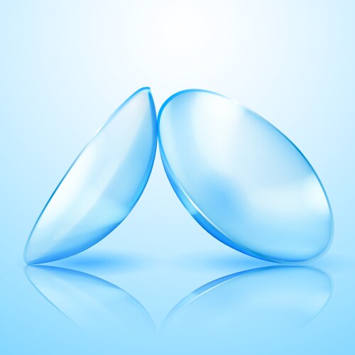 Realistic contact lenses Royalty Free Vector Image