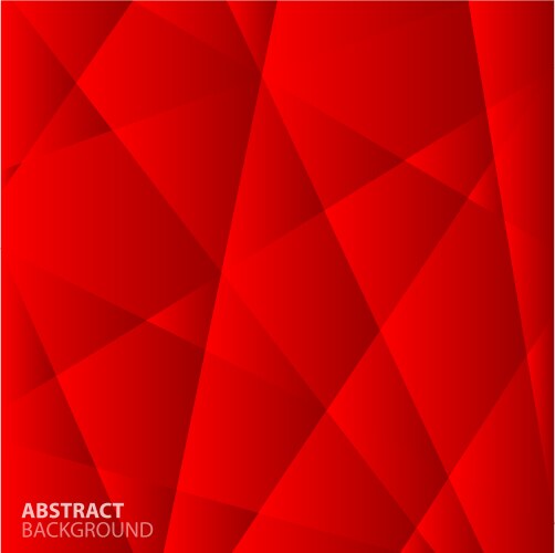 Red geometric background with lines and glow Vector Image