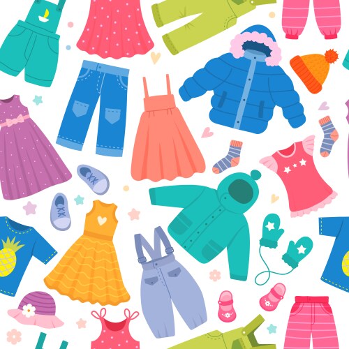Kids Clothes Pattern Vector Images (over 13,000)