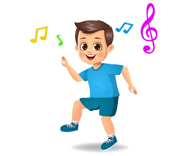Music boy Royalty Free Vector Image - VectorStock