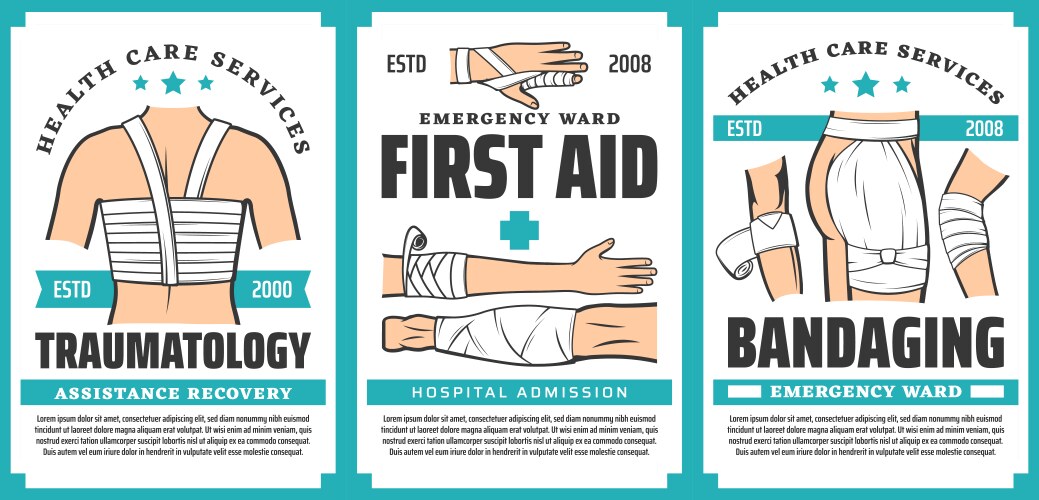 First Aid Poster Vector Images (over 1,600)