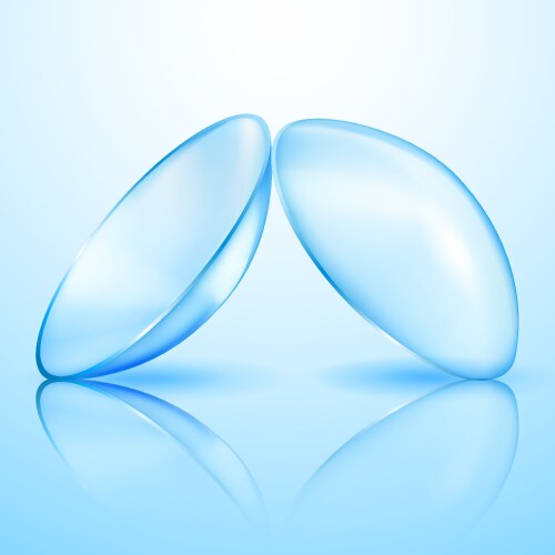 Realistic contact lenses Royalty Free Vector Image