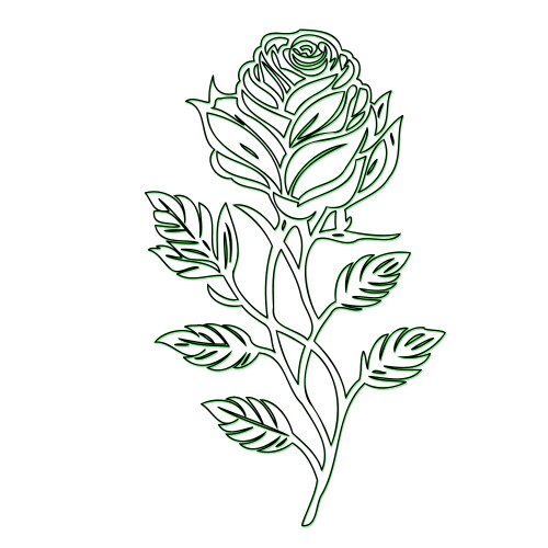 Rose Line Icon Vector Images (over 39,000)