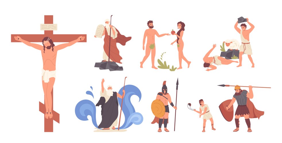 Bible Characters Vector Images (over 6,300)