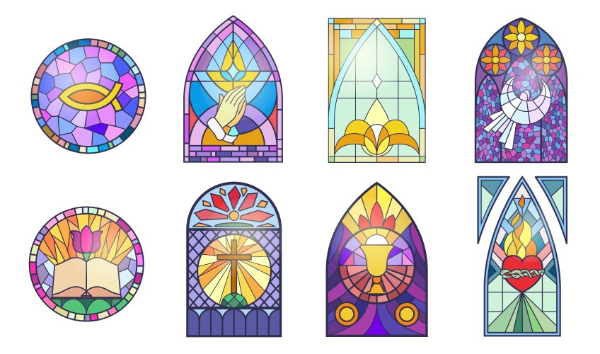 Gothic Stained Glass Window Patterns