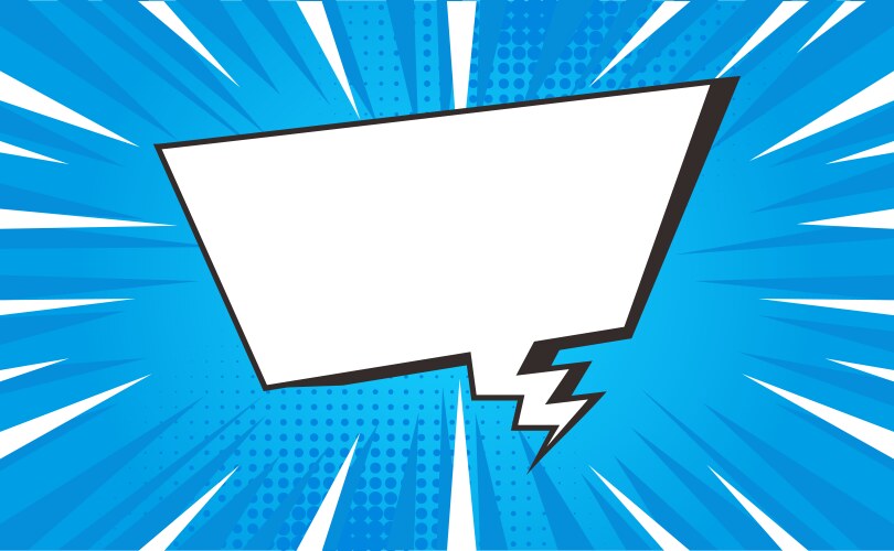 Premium blue comic cartoon background Royalty Free Vector