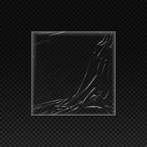 Plastic vinyl torn wrap textures Royalty Free Vector Image