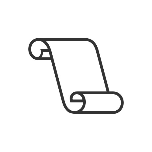 Image of a book scroll and manuscript Royalty Free Vector