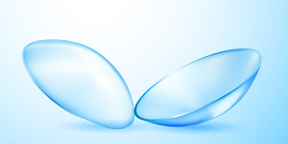 Realistic contact lenses Royalty Free Vector Image