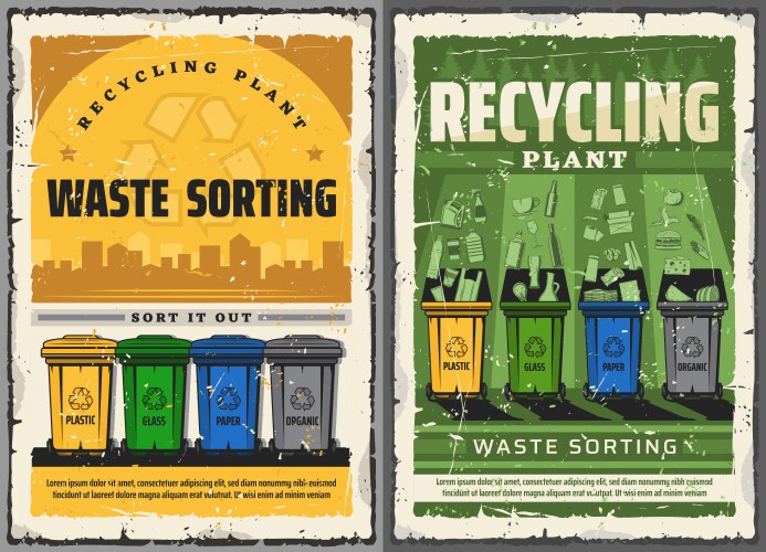 Waste Sorting Poster Vector Images (over 490)