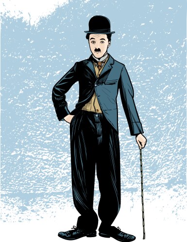 Charlie Chaplin Portrait – Royalty-Free Vector | VectorStock