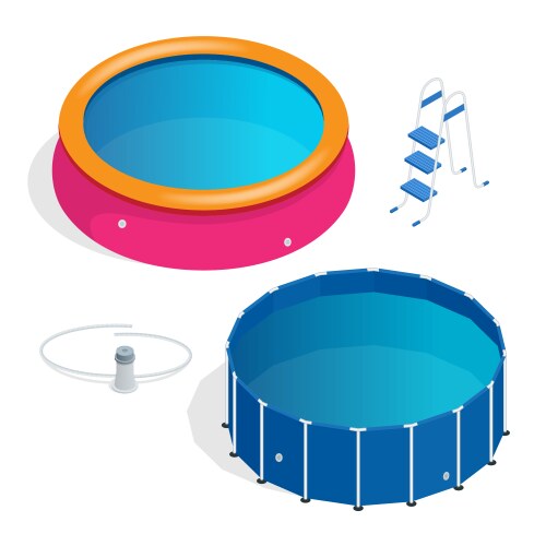 A swimming pool Royalty Free Vector Image - VectorStock