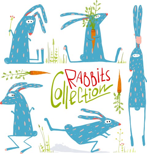 With domestic farm animals Royalty Free Vector Image