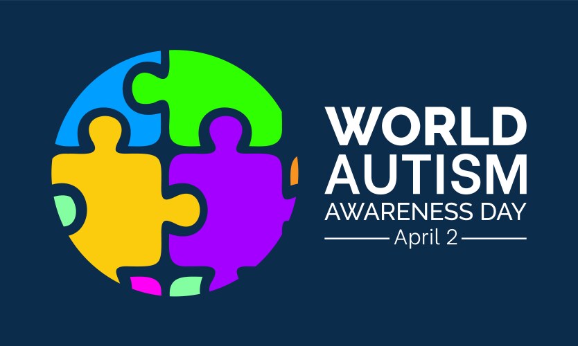 National autism awareness month observed every – Royalty-Free Vector ...