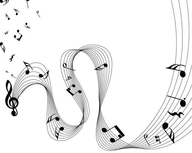 Music notes Royalty Free Vector Image - VectorStock