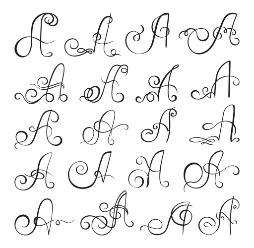 Line Letters Vector Images (over 740,000)