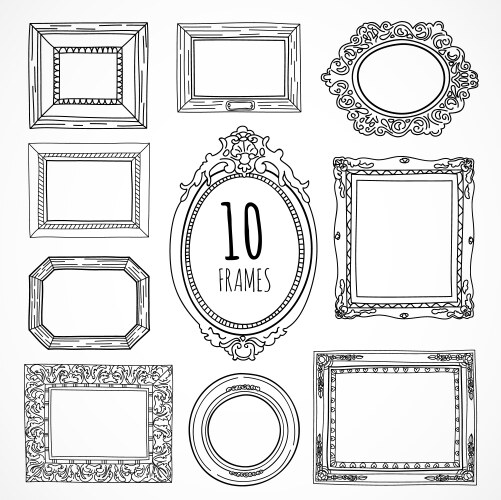 Picture Frame Outline Vector Images (over 24,000)