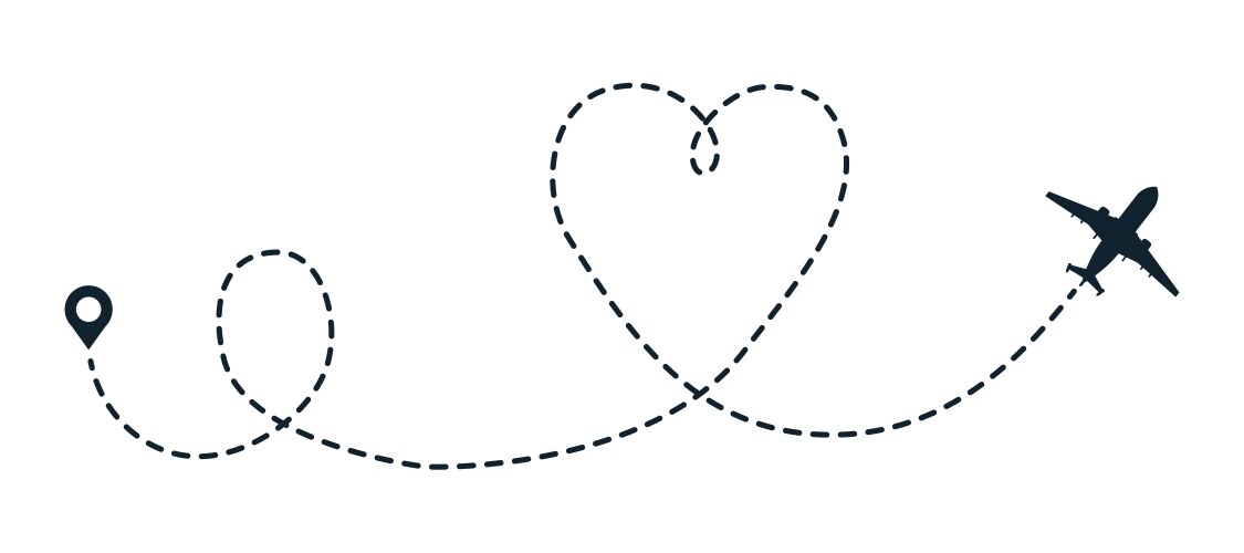 Airplane Dotted Line Vector Images (over 2,200)