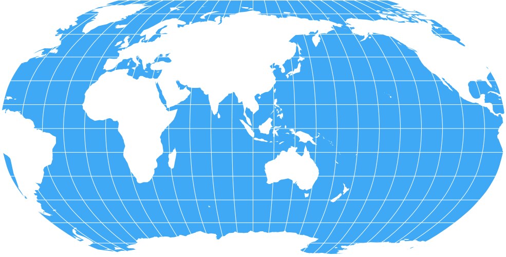 World map australia centered Vector Images & Graphics for Commercial ...