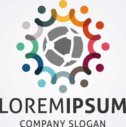 Environment community logo Royalty Free Vector Image