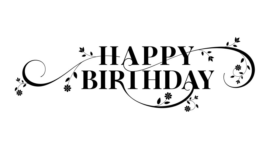 Happy Birthday Lettering Vector Images (over 64,000)
