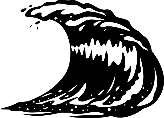 Black Ocean Wave Vector Images (over 77,000)