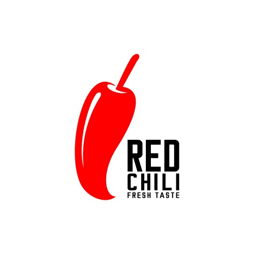 Red chili logo Royalty Free Vector Image - VectorStock