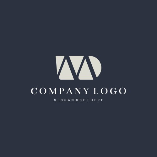 Md logo Vector Images & Graphics for Commercial Use | VectorStock