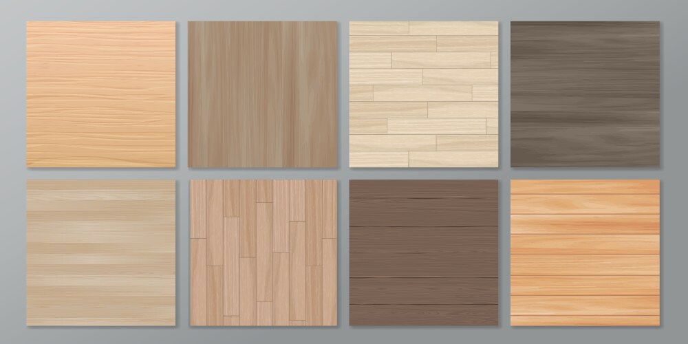 Realistic wood table background top view isolated Vector Image