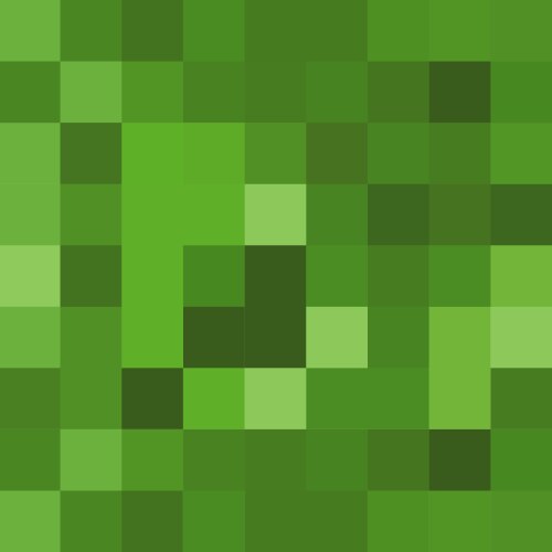 Pixel minecraft style land block background Vector Image