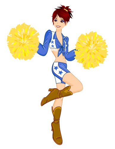 Cartoon Cheerleader Vector Images (over 1,200)