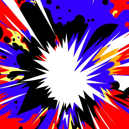 Comics boom backgrounds minimalism style Vector Image