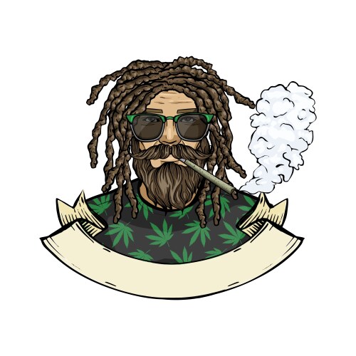 Rastaman Sketch Royalty Free Vector Image - VectorStock