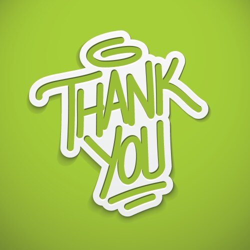 Green Thank You Vector Images (over 2,100)