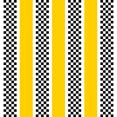 Black and white checkered race yellow banners Vector Image
