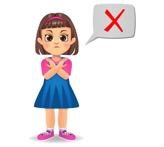 Cute cartoon girl Royalty Free Vector Image - VectorStock