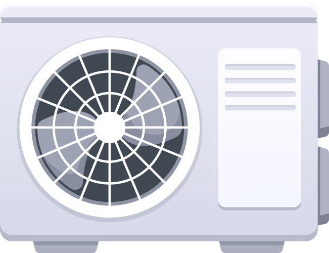 Outdoor Air Conditioner Fan Icon Royalty Free Vector Image
