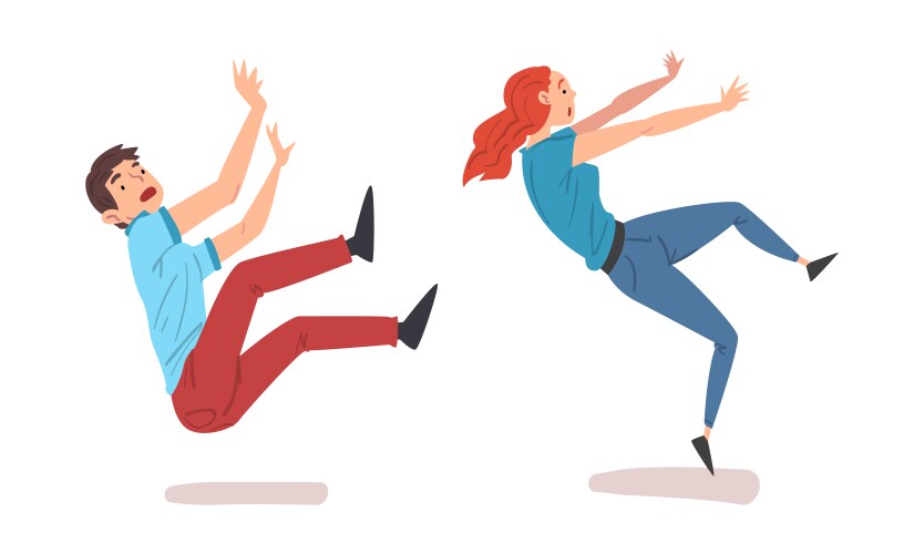 Lotus and sit down pose set Royalty Free Vector Image