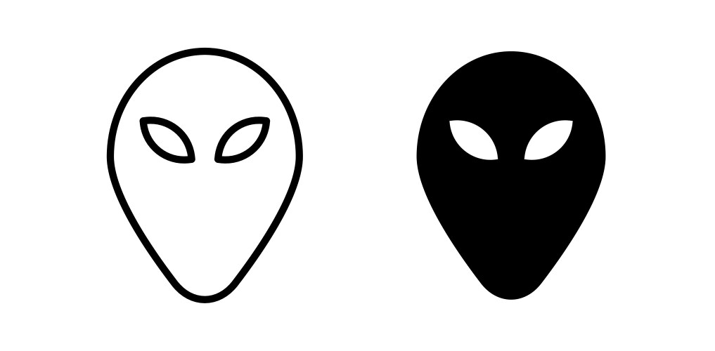 Alien Outline Vector Images (over 12,000)