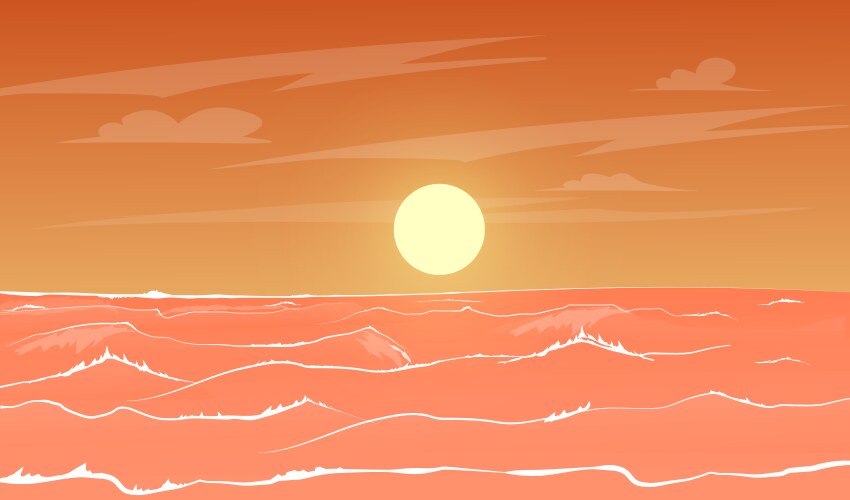 Sunset Cartoon Vector Images (over 34,000)