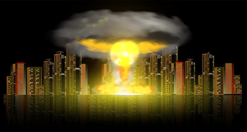 Bomb explosion animation serie Royalty Free Vector Image