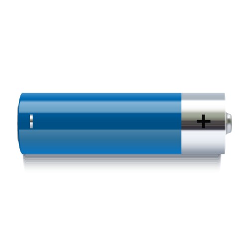 Realistic 3d battery design Royalty Free Vector Image
