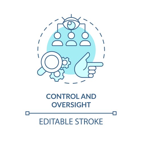 Management of change turquoise concept icon Vector Image