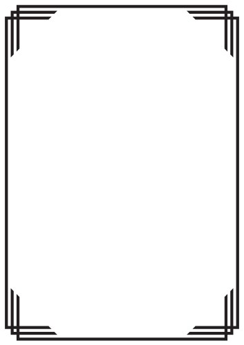 Page border a4 design for project Royalty Free Vector Image