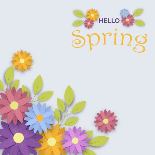 Spring background Royalty Free Vector Image - VectorStock