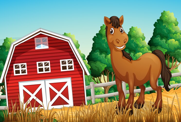 Horse Farm Clipart Vector Images (over 1,100)