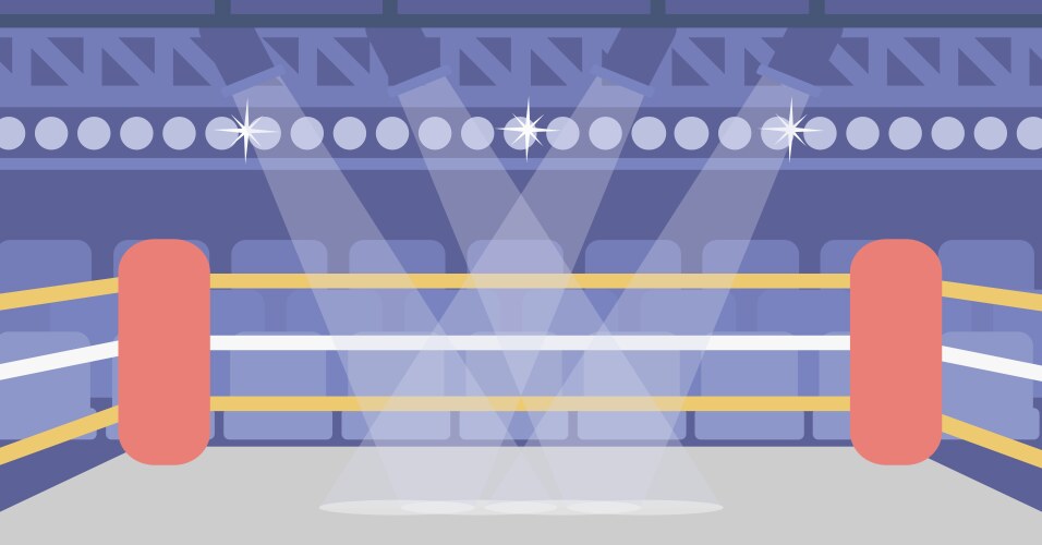 Boxing Ring Background Royalty Free Vector Image