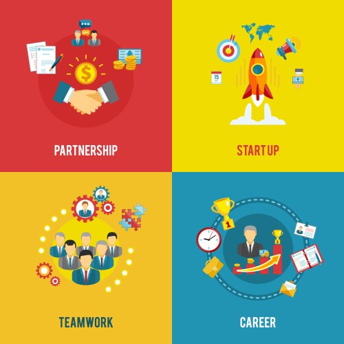 Business Partnership Poster Vector Images (over 2,200)