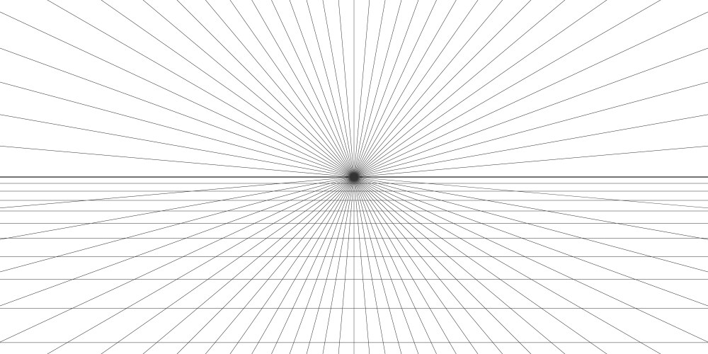 3d wireframe grid room perspective laser Vector Image