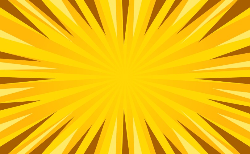 Yellow comic cartoon background design template Vector Image